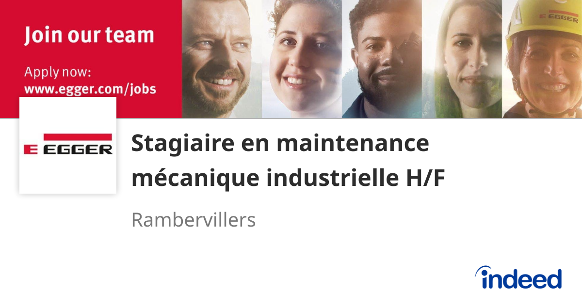 Stage découverte en maintenance mécanique industrielle H/F ...