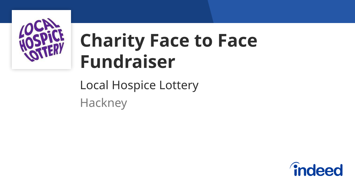 Charity Face to Face Fundraiser - Hackney - Indeed.com