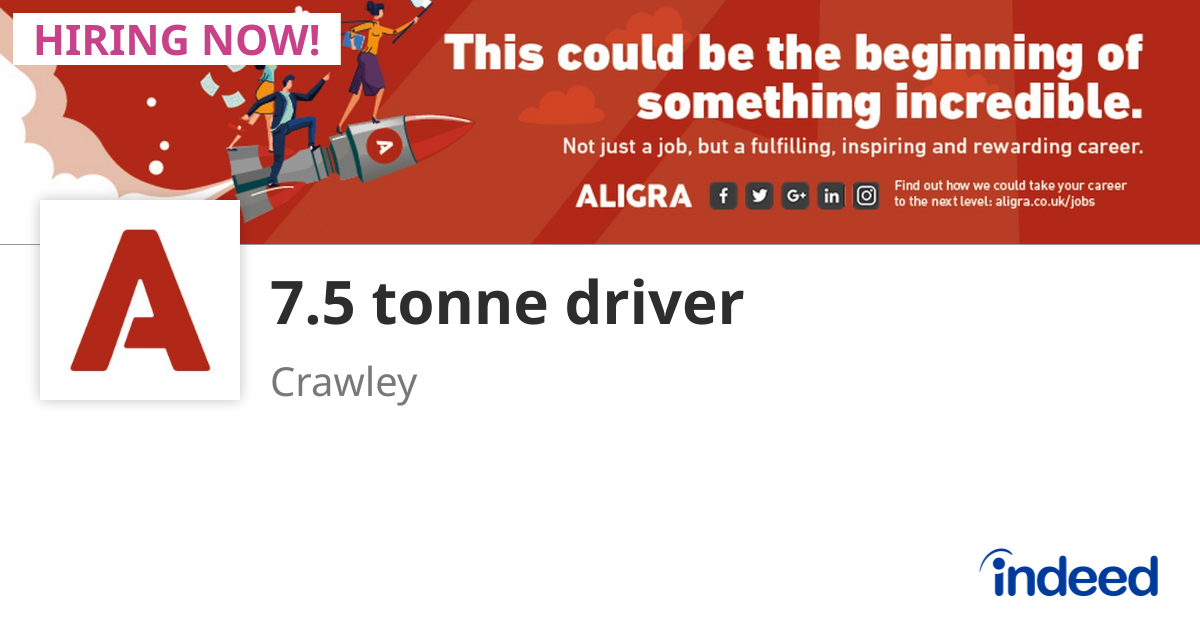 7.5 tonne driver - Crawley - Indeed.com