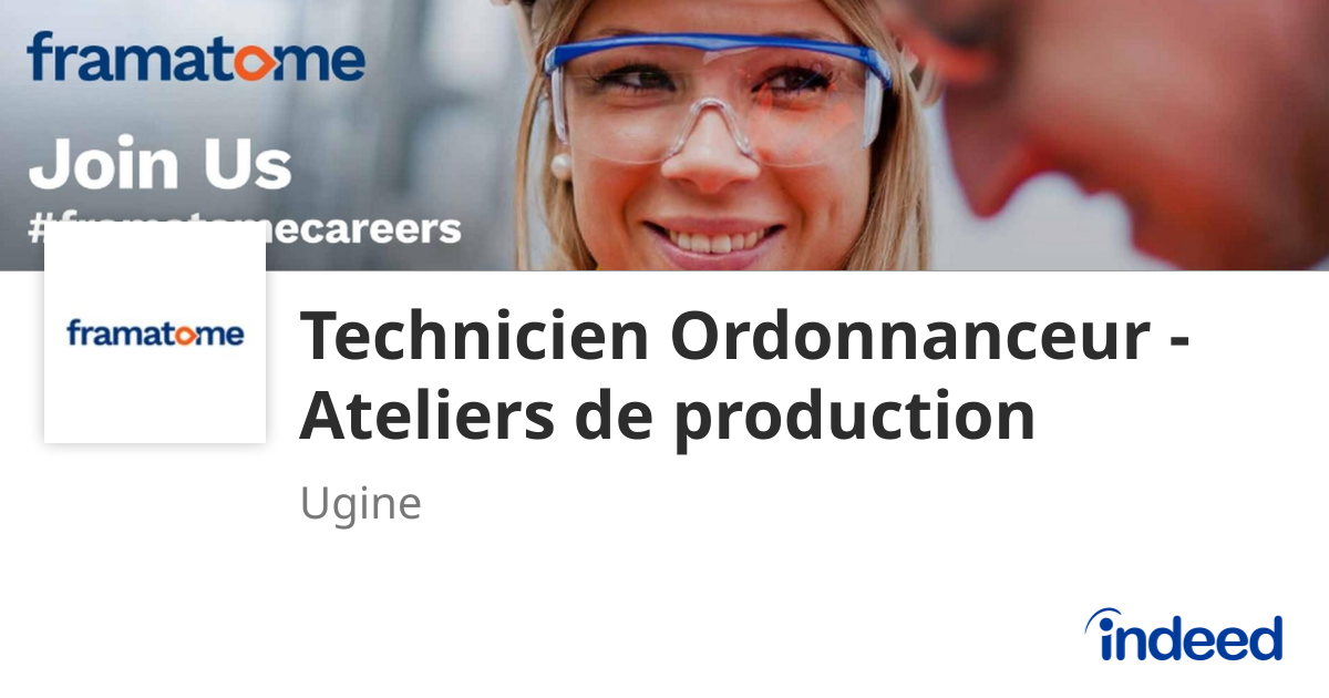 Technicien Ordonnanceur - secteur Usinage / Filage / Décapage F/H ...