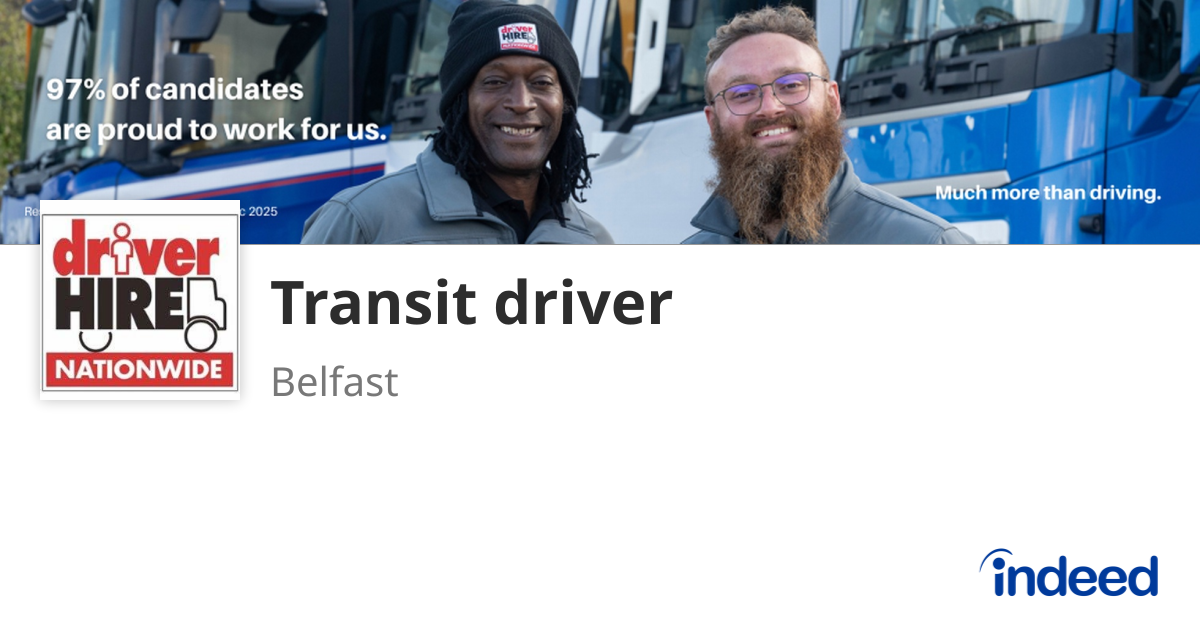 Transit driver - Belfast - Indeed.com