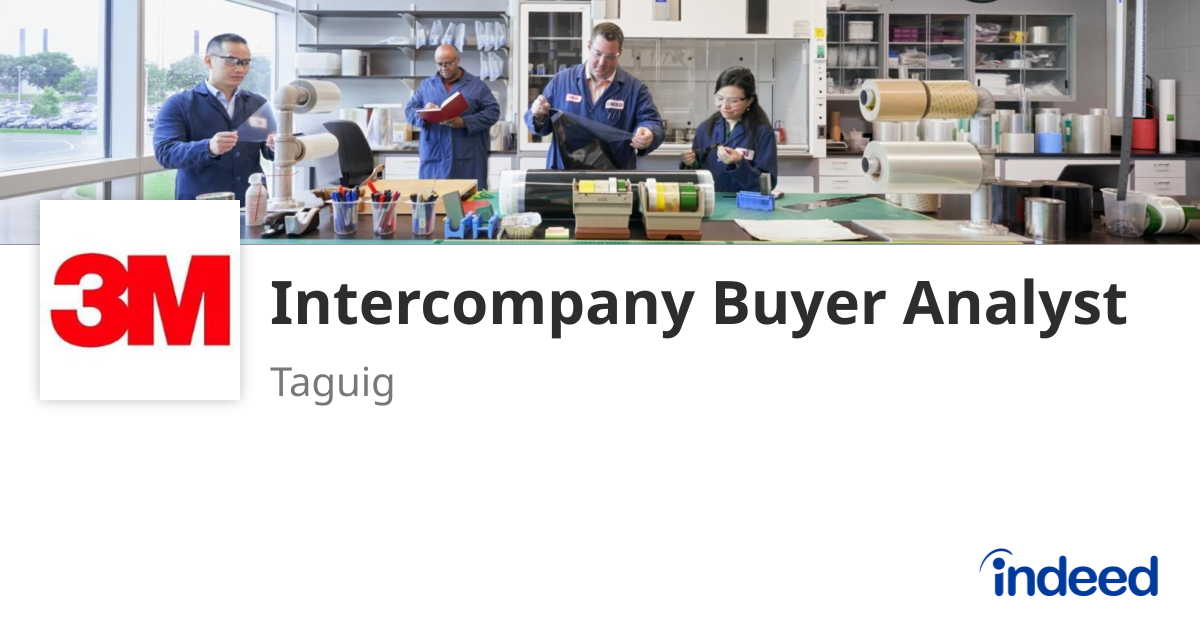Intercompany Buyer Analyst - Taguig - Indeed.com