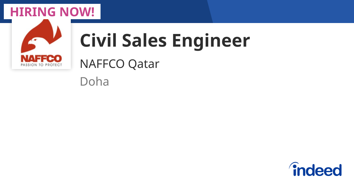 Civil Sales Engineer - Doha - Indeed.com
