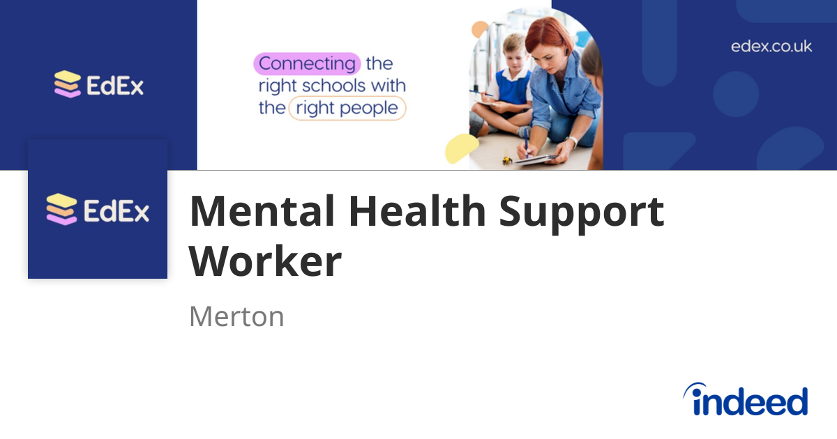 Mental Health Support Worker - Merton - Indeed.com