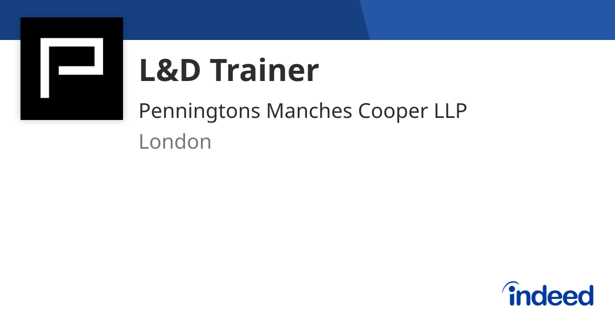 L&D Trainer - London EC2V 7AW - Indeed.com