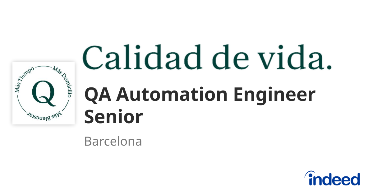 QA Automation Engineer - Barcelona, Barcelona provincia - Indeed.com