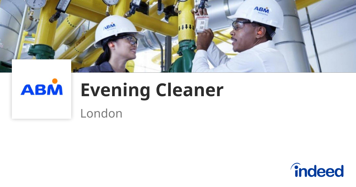 Evening Cleaner - London - Indeed.com