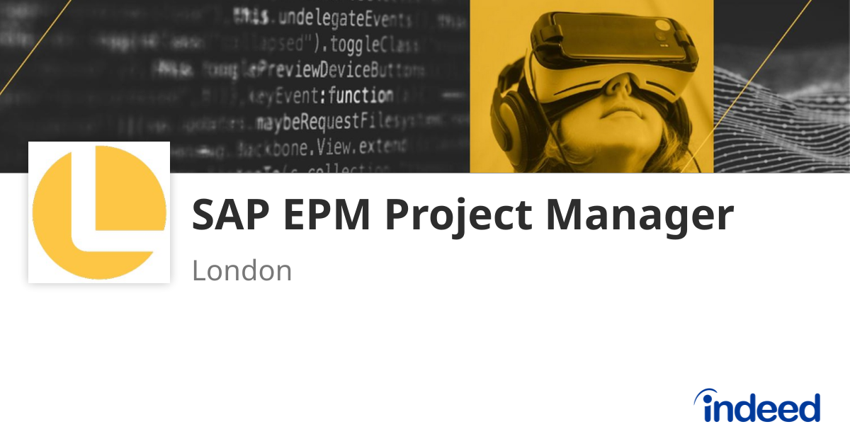 SAP EPM Project Manager - London - Indeed.com