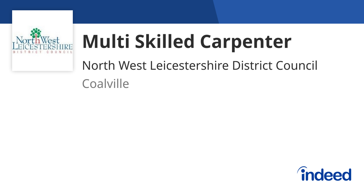 Multi Skilled Carpenter - Coalville - Indeed.com