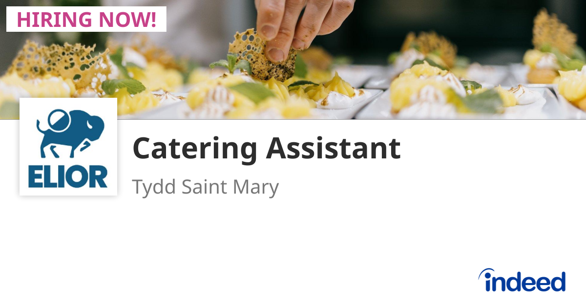 Catering Assistant - Tydd Saint Mary PE13 4TG - Indeed.com