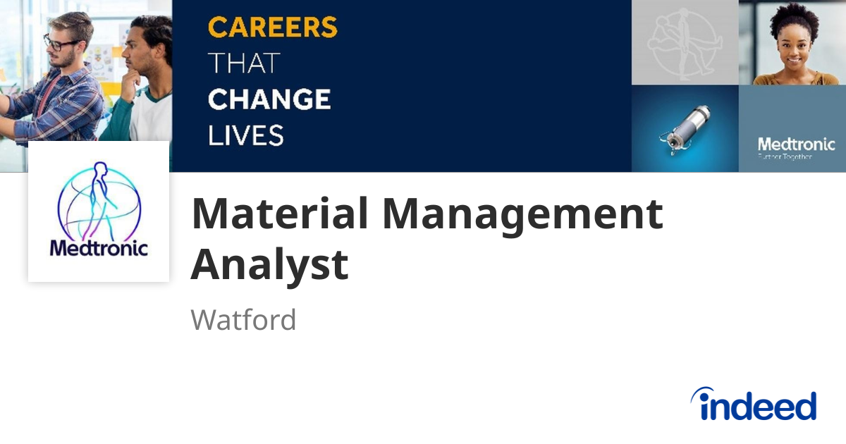 Material Management Analyst - Watford - Indeed.com