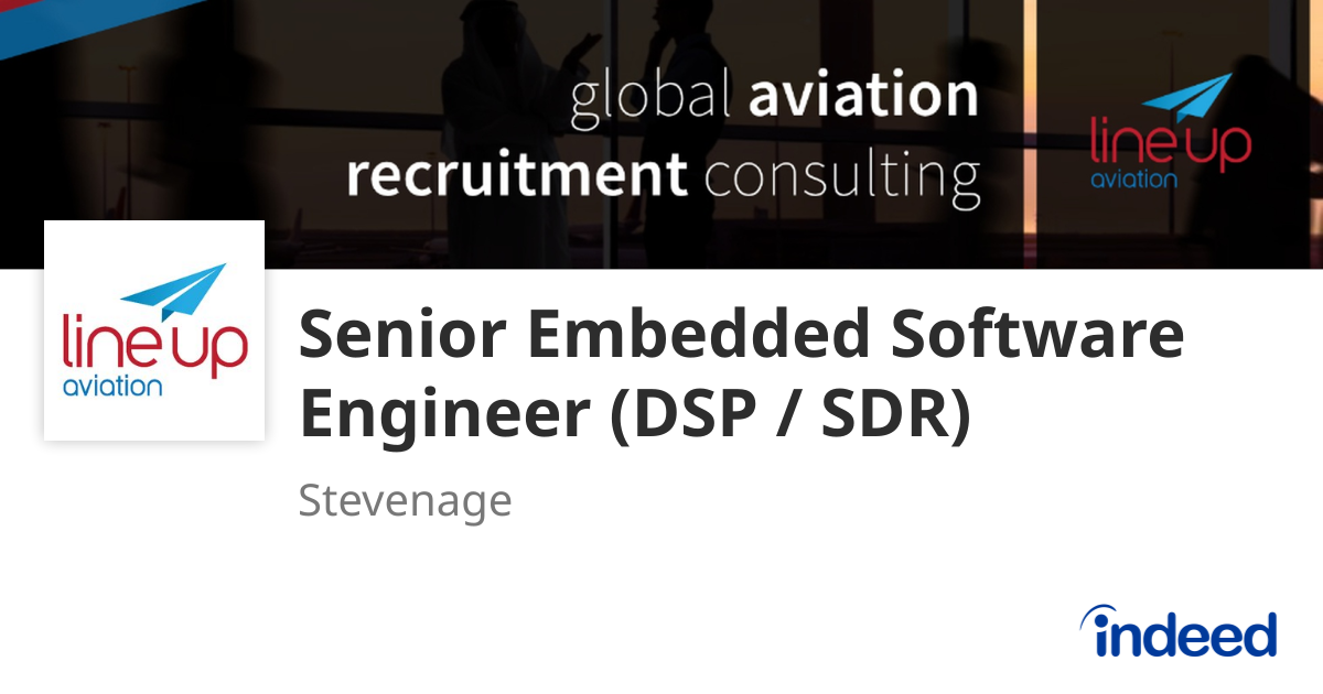 Senior Embedded Software Engineer (DSP / SDR) - Stevenage - Indeed.com