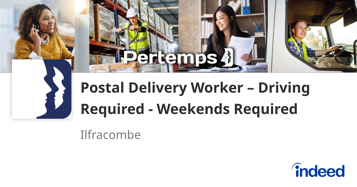 Postal Delivery Worker – Driving Required - Weekends Required ...