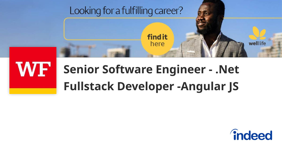 Senior Software Engineer - .Net Fullstack Developer -Angular JS ...