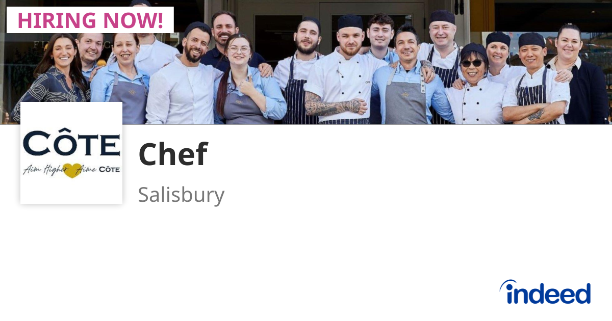 Chef - Salisbury SP1 1BA - Indeed.com