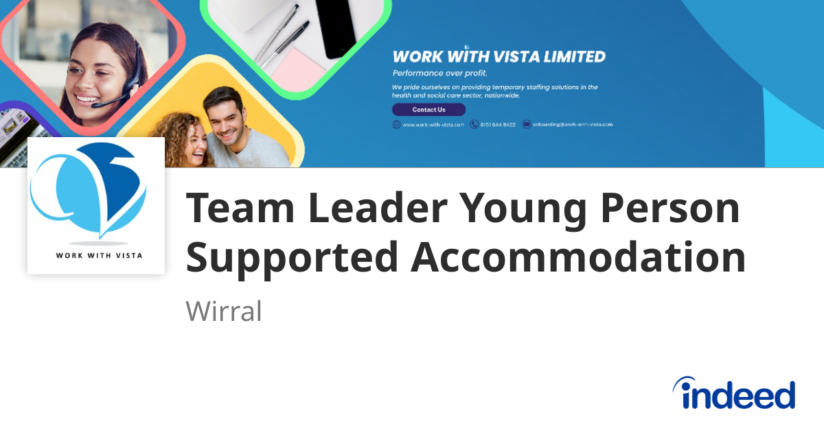 Team Leader Young Person Supported Accommodation - Wirral CH62 - Indeed.com
