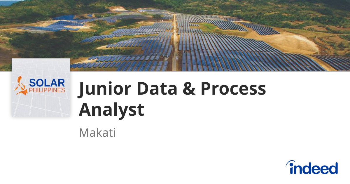 Junior Data & Process Analyst - Makati - Indeed.com