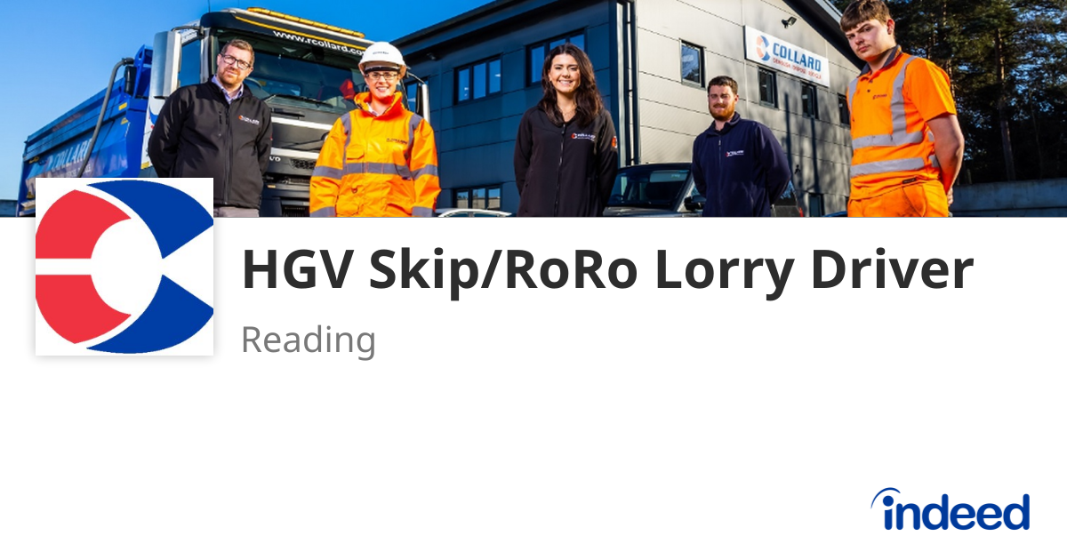 HGV Skip/RoRo Lorry Driver - Reading RG1 8PQ - Indeed.com