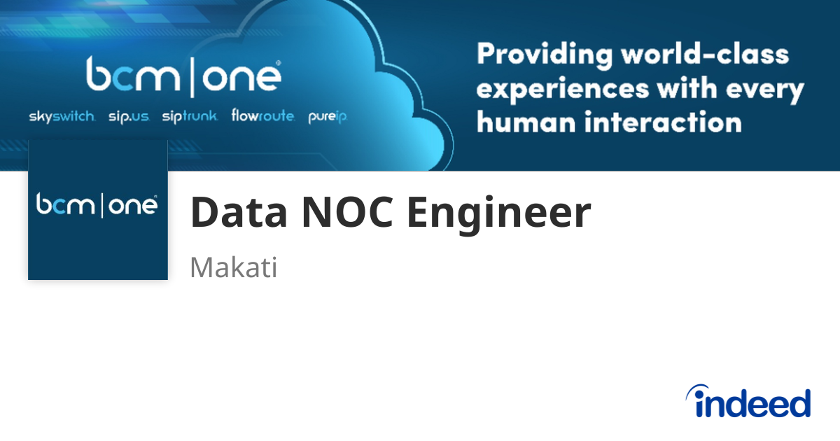 Data NOC Engineer - Makati - Indeed.com