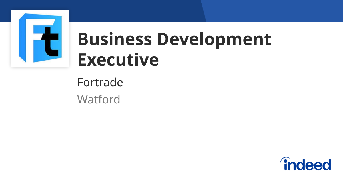 Business Development Executive - Watford WD24 - Indeed.com