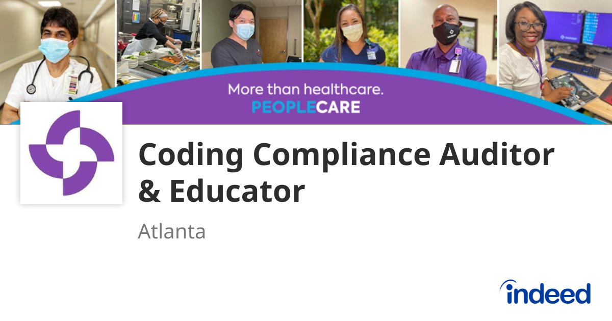 Coding Compliance Auditor & Educator - Atlanta, GA 30334 - Indeed.com