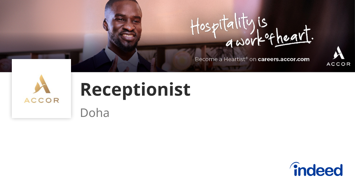 Receptionist - Doha - Indeed.com
