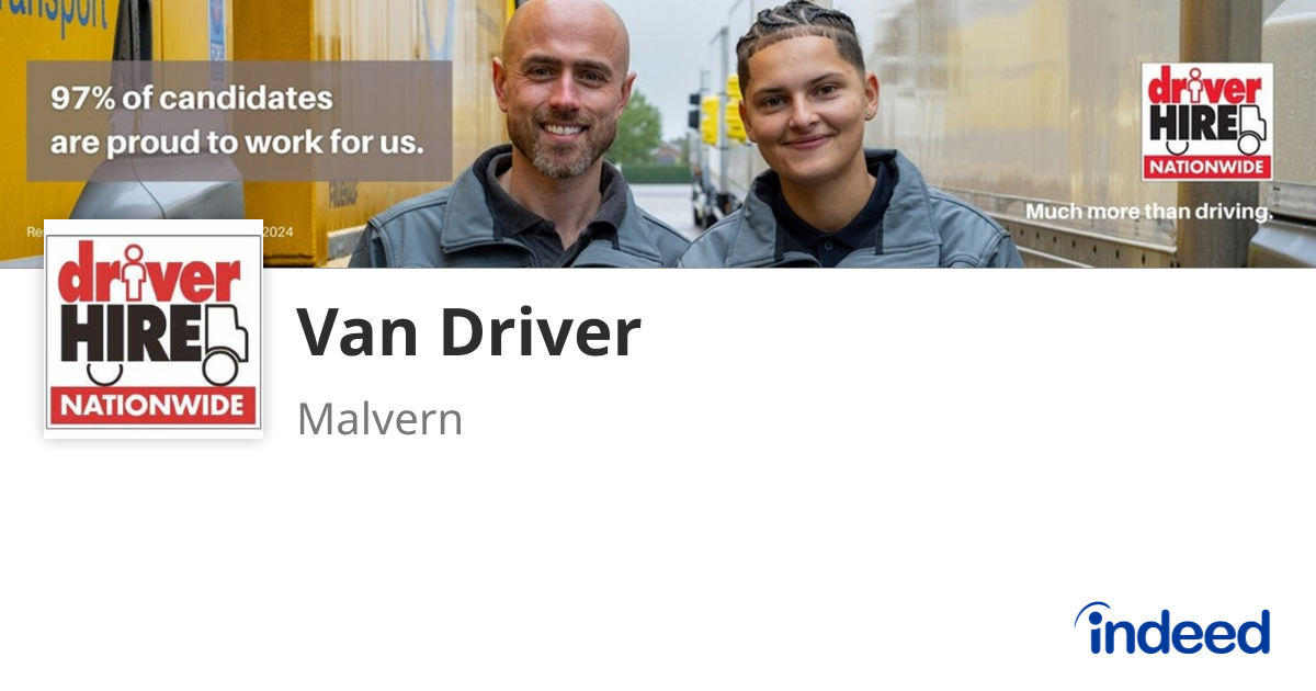 Van Driver - Malvern - Indeed.com