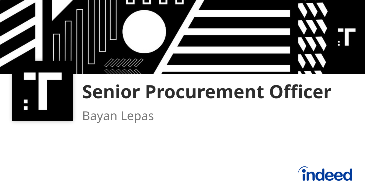 Senior Procurement Officer - Bayan Lepas - Indeed.com