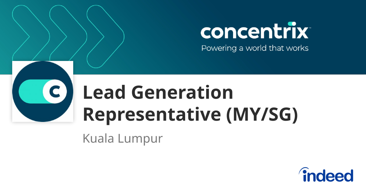 Lead Generation Representative (MY/SG) - Kuala Lumpur - Indeed.com
