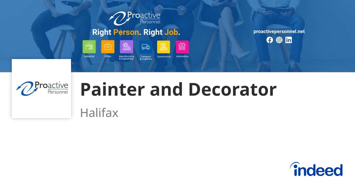 Painter and Decorator - Halifax - Indeed.com