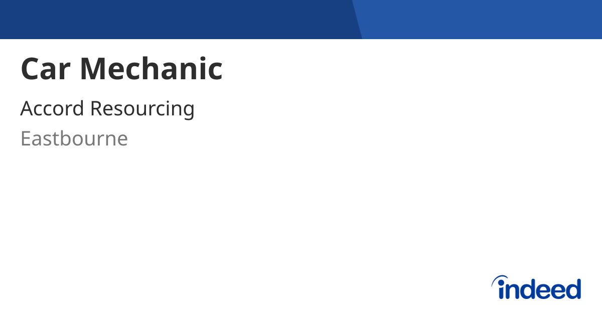 Car Mechanic Required – Established Garage in Eastbourne - Eastbourne ...