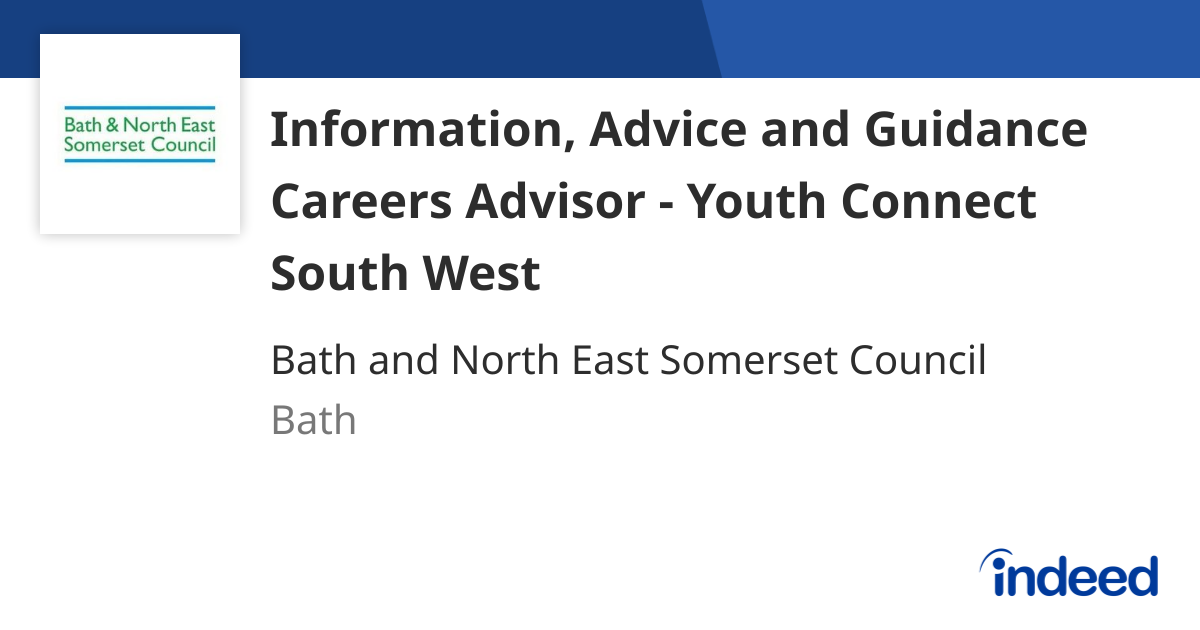 Information, Advice and Guidance Careers Advisor - Youth Connect South ...