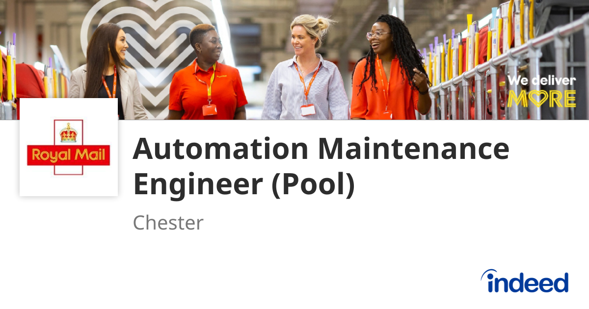 Automation Maintenance Technician - (Pool) - Chester CH1 - Indeed.com