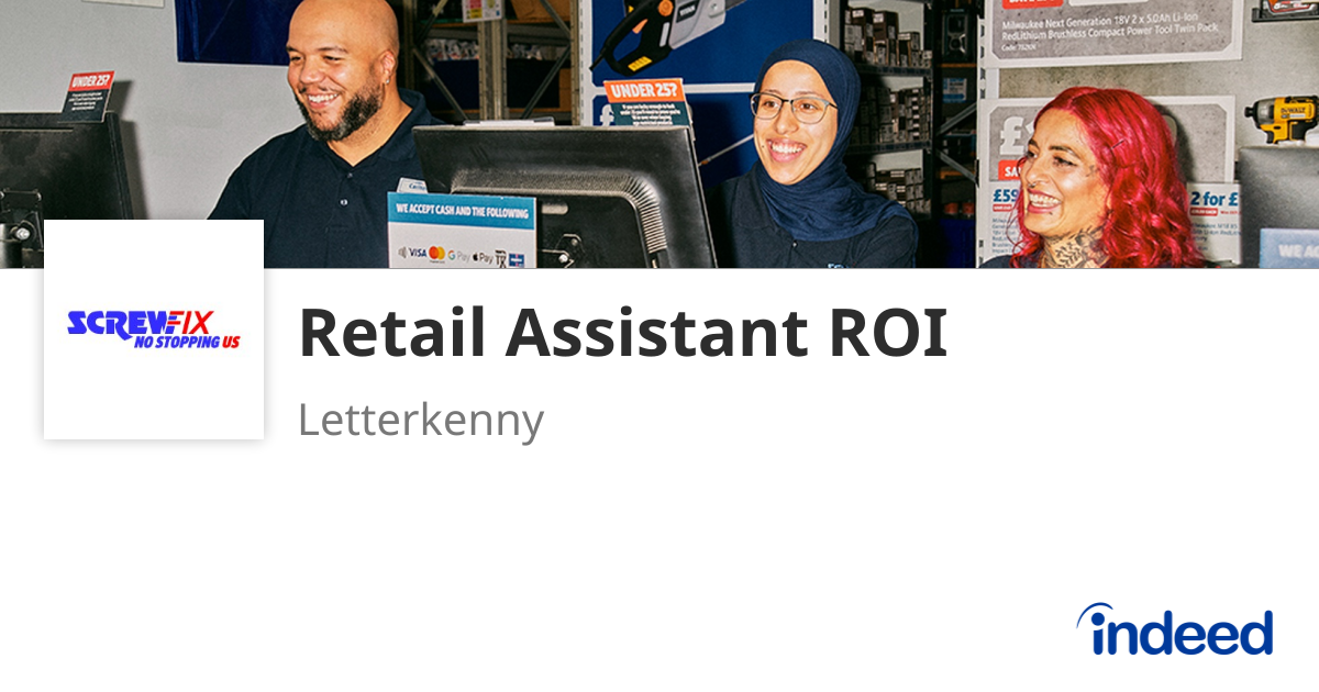 Retail Assistant ROI - Letterkenny, County Donegal - Indeed.com
