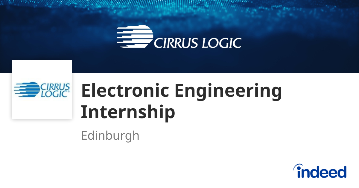Electronic Engineering Internship - Edinburgh - Indeed.com