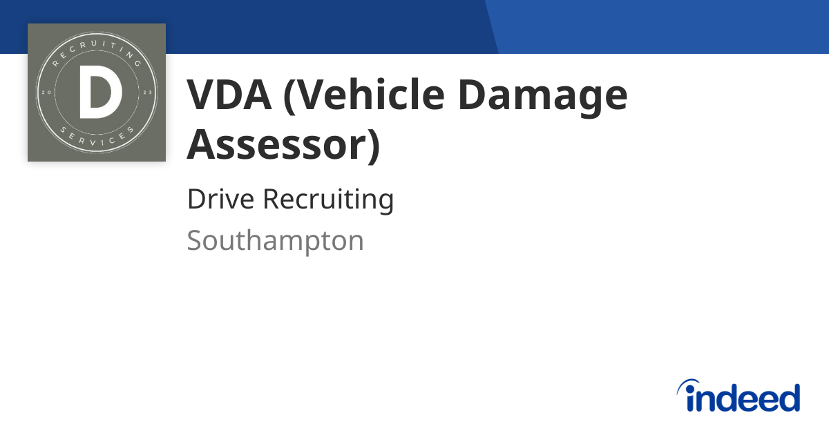 VDA (Vehicle Damage Assessor) - Southampton - Indeed.com