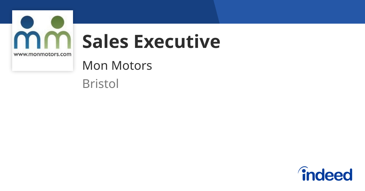 Sales Executive - Bristol BS4 3QB - Indeed.com