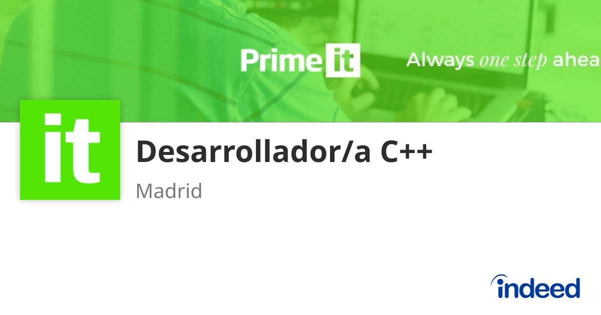 Desarrollador/a C++ - Madrid, Madrid provincia - Indeed.com