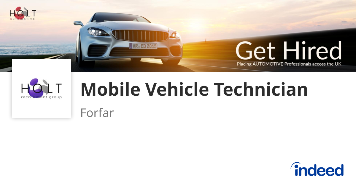 Mobile Vehicle Technician - Forfar DD8 - Indeed.com