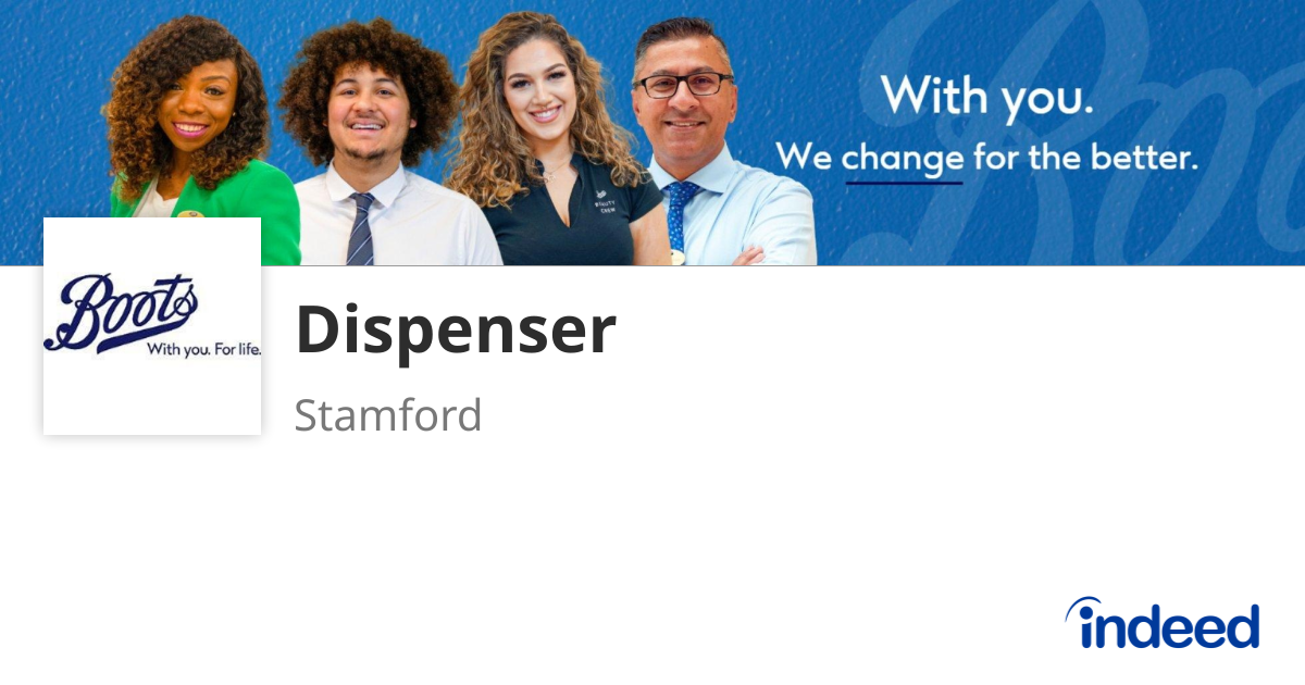 Dispenser - Stamford PE9 2AW - Indeed.com