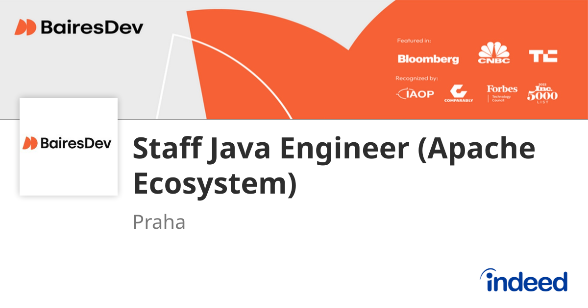 Staff Java Engineer (Apache Ecosystem) - Praha - Indeed.com