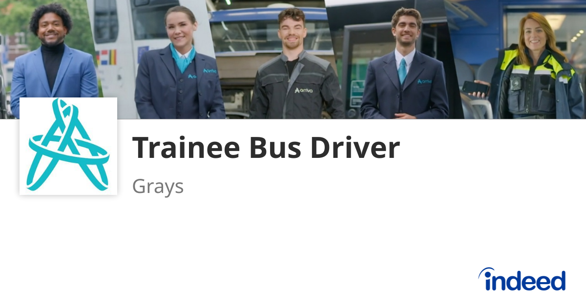 Trainee Bus Driver - Grays RM20 4DB - Indeed.com