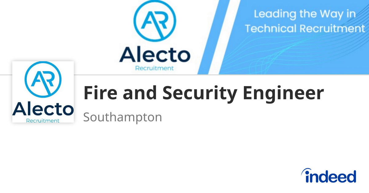 Fire and Security Engineer - Southampton - Indeed.com