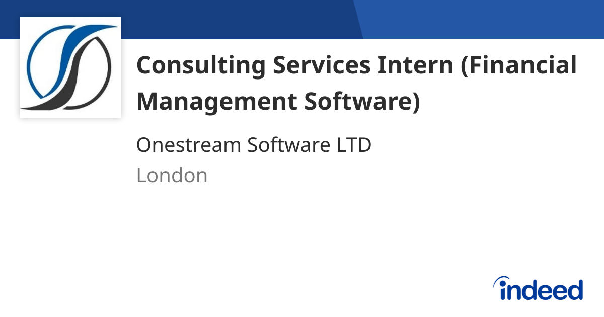 UK Consulting Services Intern - London - Indeed.com