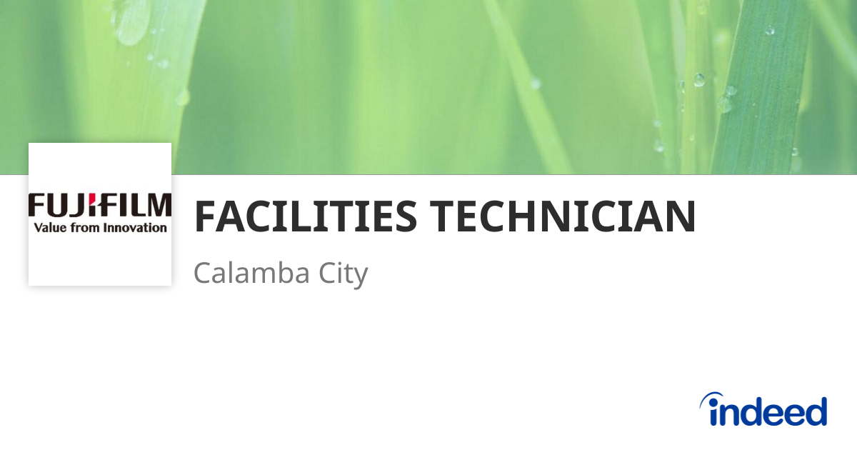 FACILITIES TECHNICIAN - Calamba City 4027 04A - Indeed.com