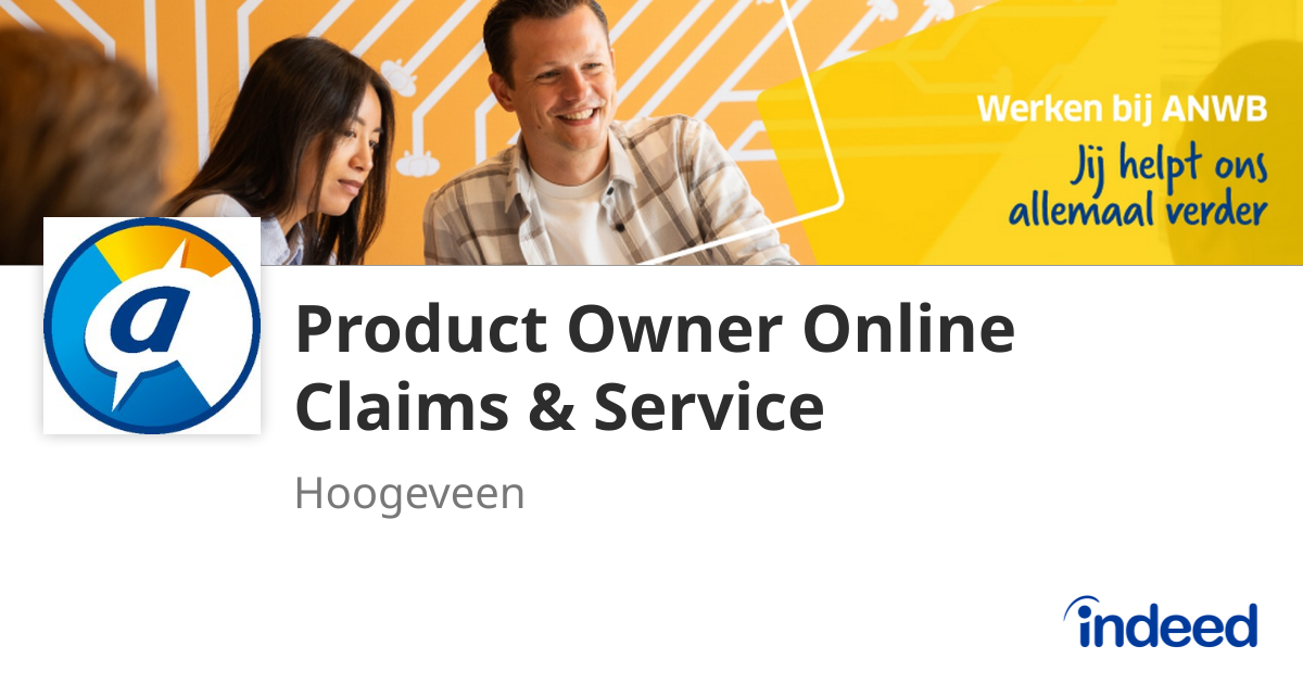 Product Owner Online Claims & Service - 7901 Hoogeveen - Indeed.com
