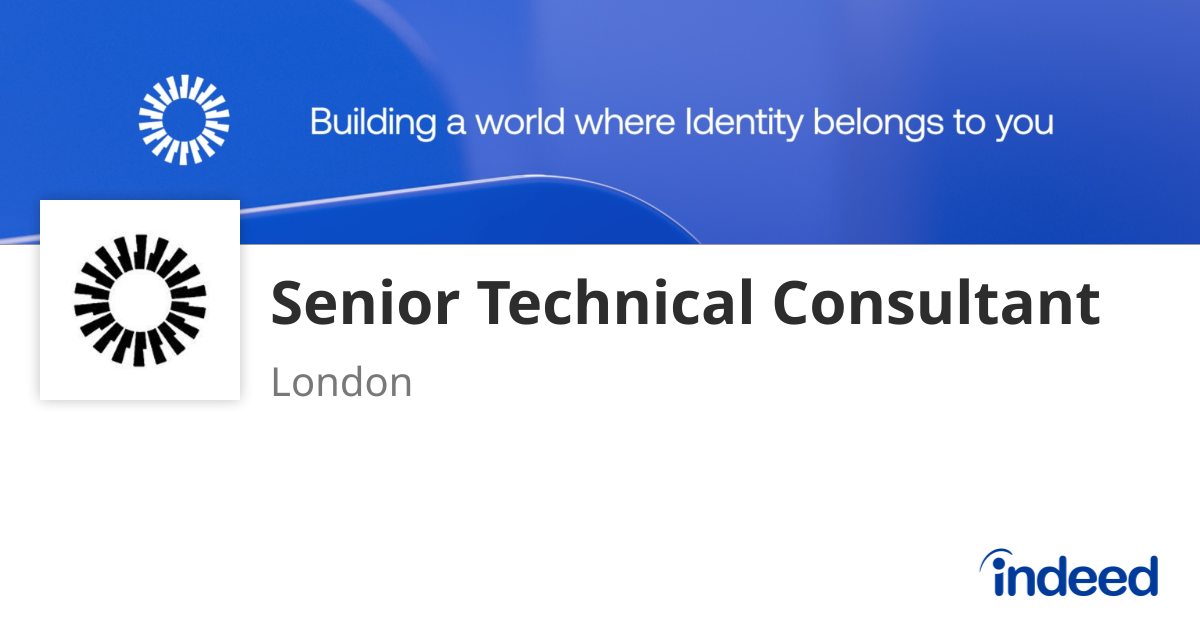 Senior Technical Consultant - London - Indeed.com