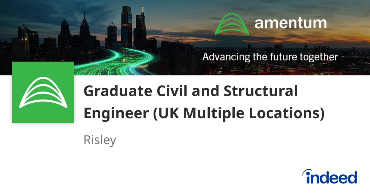 Graduate Civil and Structural Engineer (UK Multiple Locations) - Risley ...