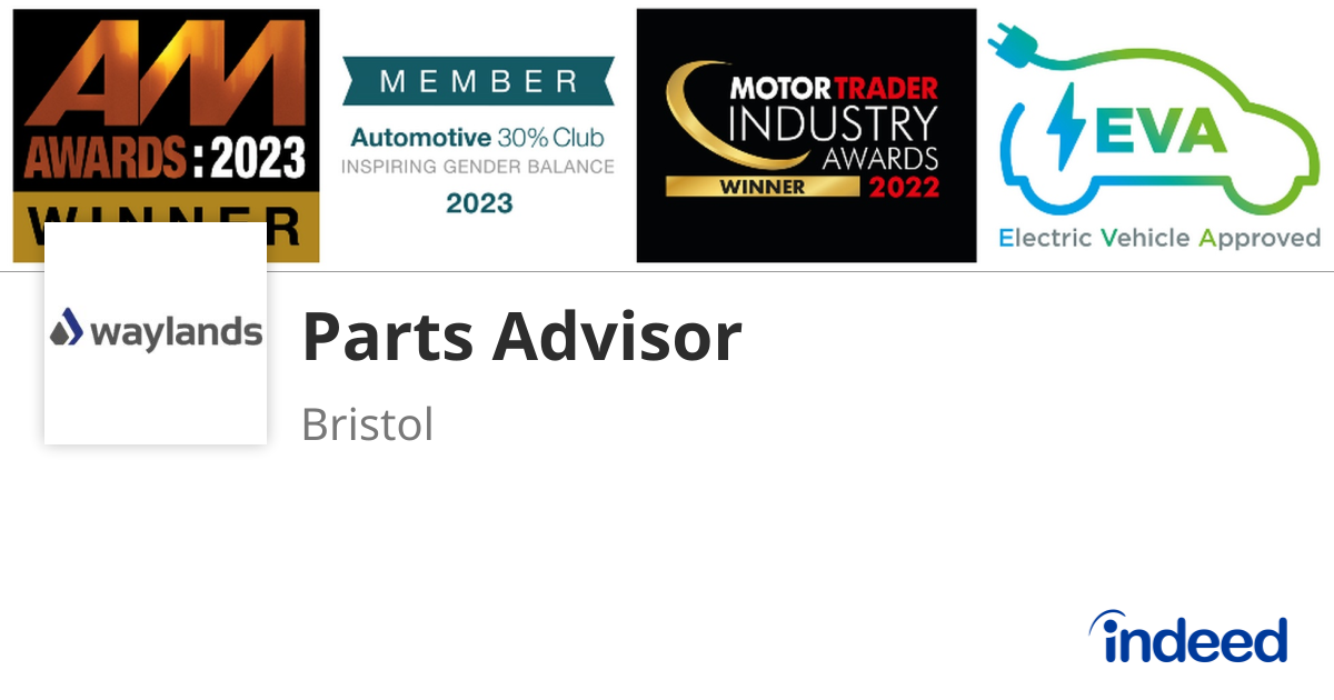 Parts Advisor - Bristol - Indeed.com