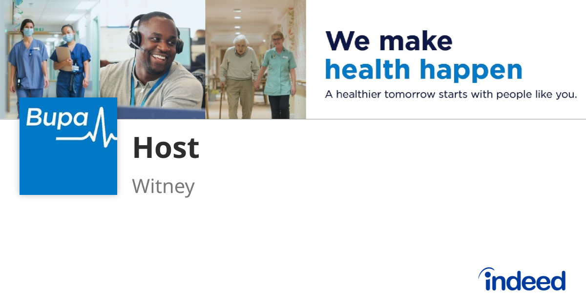 Host - Witney OX28 6EU - Indeed.com